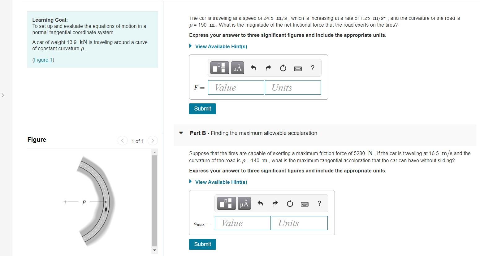 Solved Learning Goal: To set up and evaluate the equations | Chegg.com