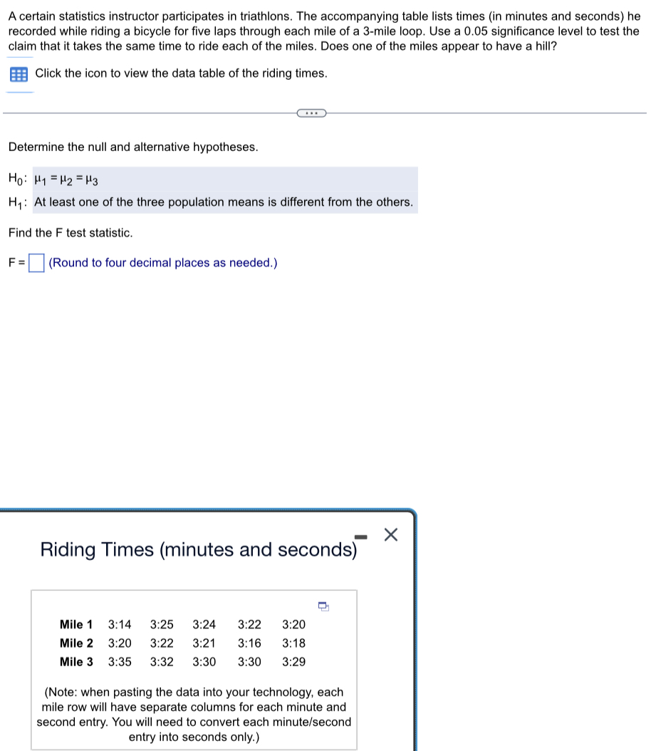 Solved Find the p value using the F test statistic (Round to | Chegg.com