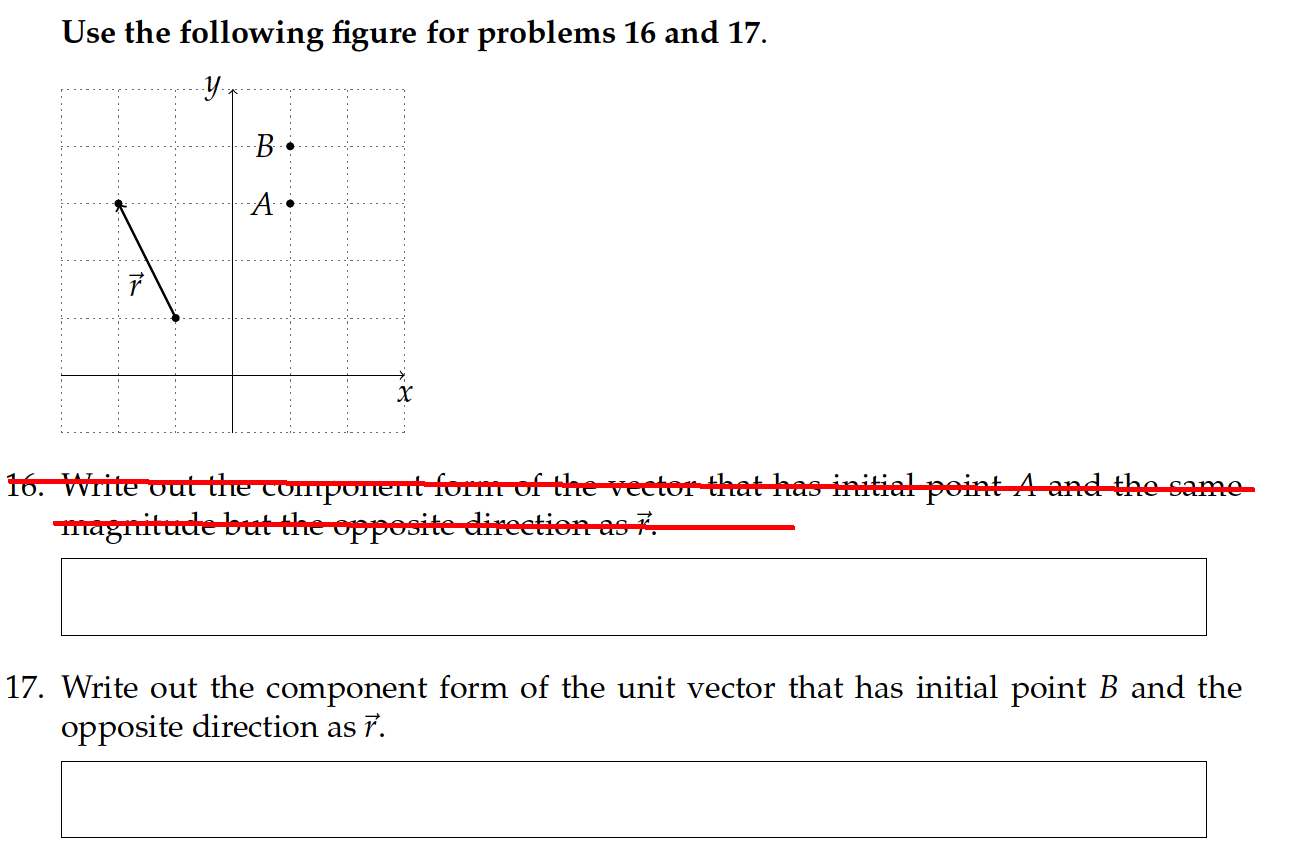 Solved Use the following figure for problems 16 and 17. y В | Chegg.com