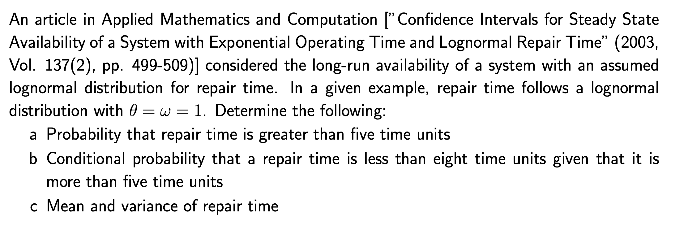 Solved An article in Applied Mathematics and Computation | Chegg.com