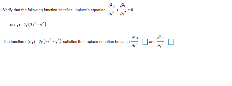 Solved Verify that the following function satisfies | Chegg.com