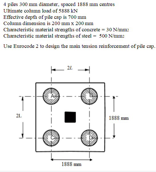 Solved Use Eurocode 2 to design the main tension | Chegg.com