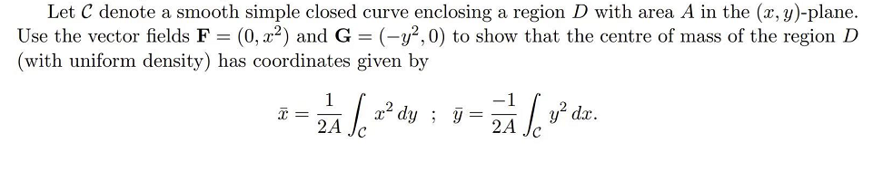 Let C denote a smooth simple closed curve enclosing a | Chegg.com