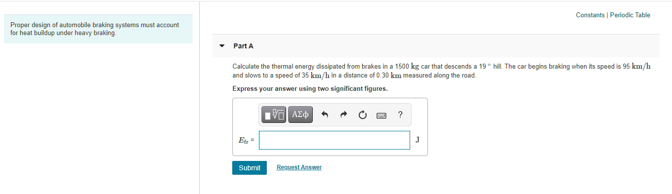 Solved Constants Periodic Table Proper design of automobile | Chegg.com