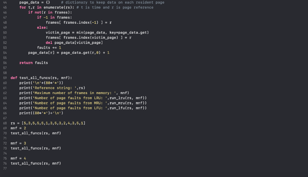 7.3 Approximations of the LRU algorithm The LRU | Chegg.com