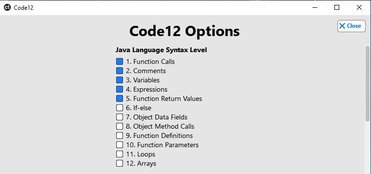 Set the Code12 Java Language Syntax Level to 5, and | Chegg.com