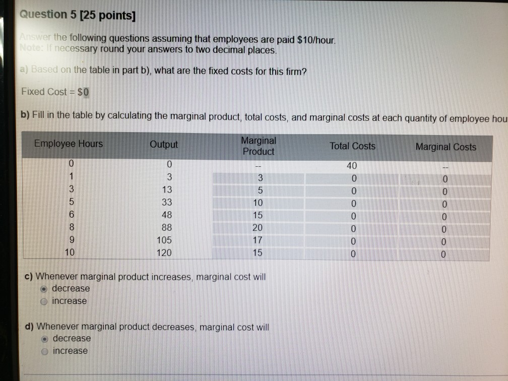 Solved Question 5 [25 points] Answer the following questions | Chegg.com