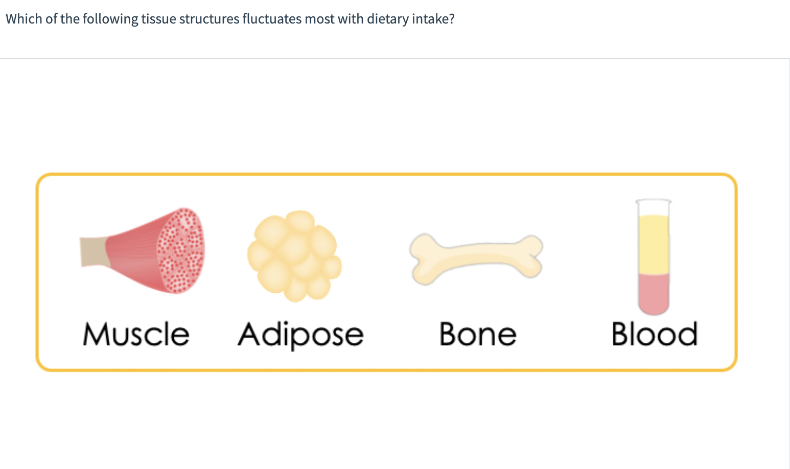 Solved Which of the following tissue structures fluctuates | Chegg.com