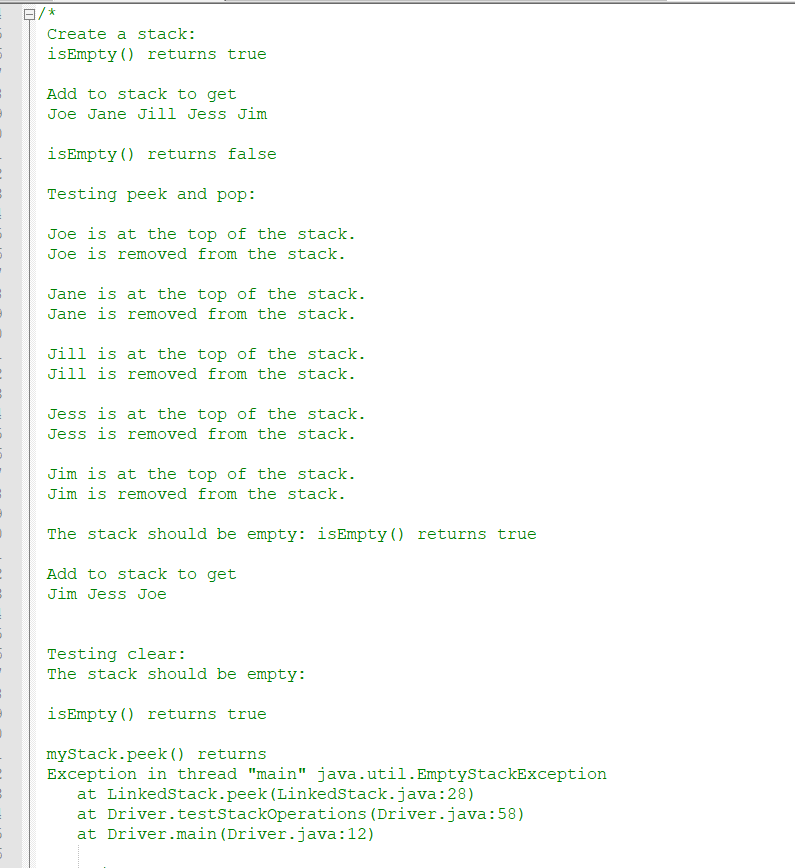 Solved [In JAVA] Download the following interface: | Chegg.com