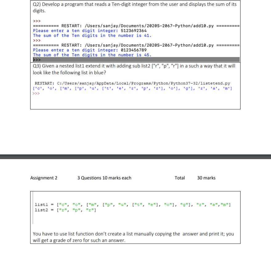 Solved Q2) Develop a program that reads a Ten-digit integer | Chegg.com