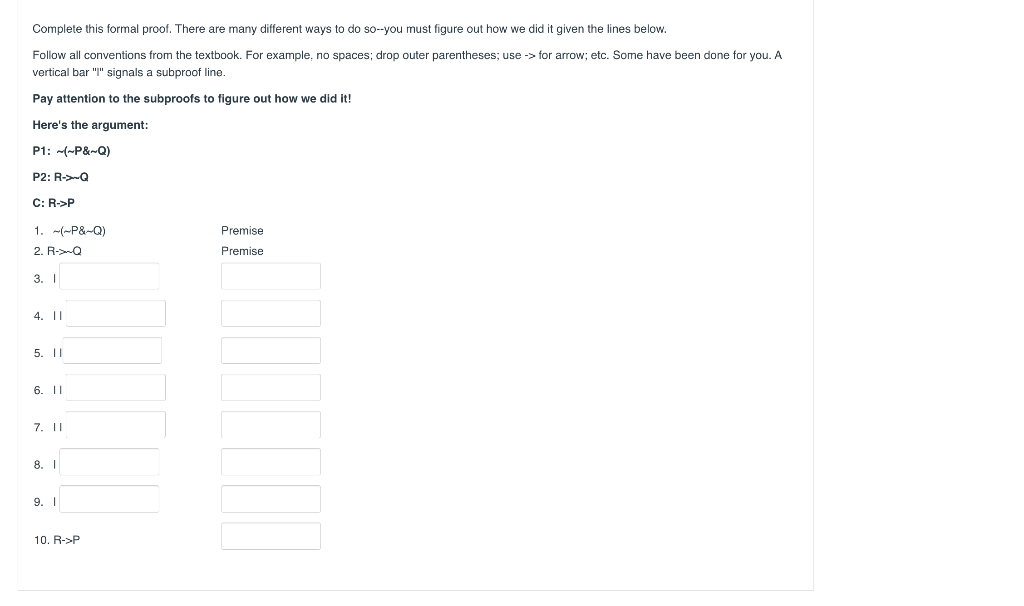 Solved Complete this formal proof. There are many different | Chegg.com