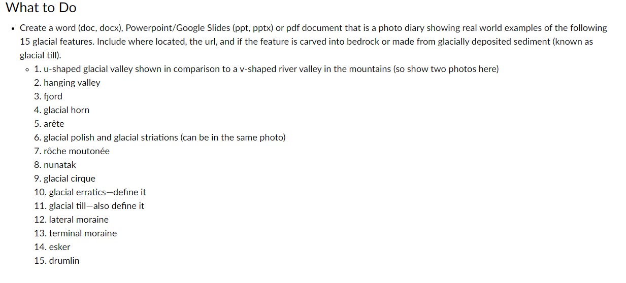 Solved - Create a word (doc, docx), Powerpoint/Google Slides | Chegg.com