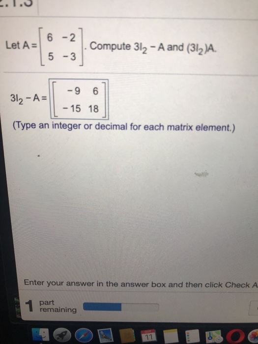 Solved Let A= Let = 3 - 3 .compute 31 –and (Izba Compute 312 | Chegg.com