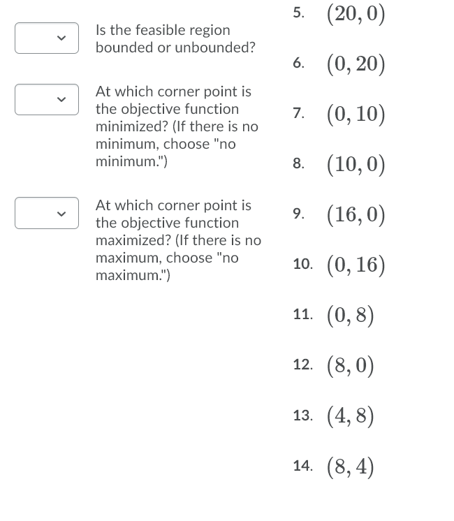 Solved Solve the linear programming problem using graphical | Chegg.com