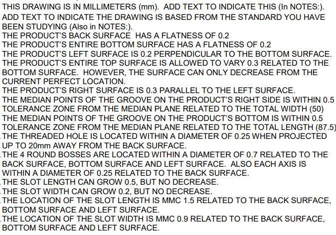 Solved THIS DRAWING IS IN MILLIMETERS (mm). ADD TEXT TO | Chegg.com