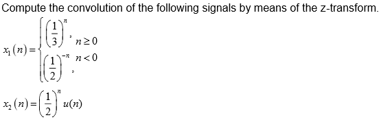 Solved Compute the convolution of the following signals by | Chegg.com