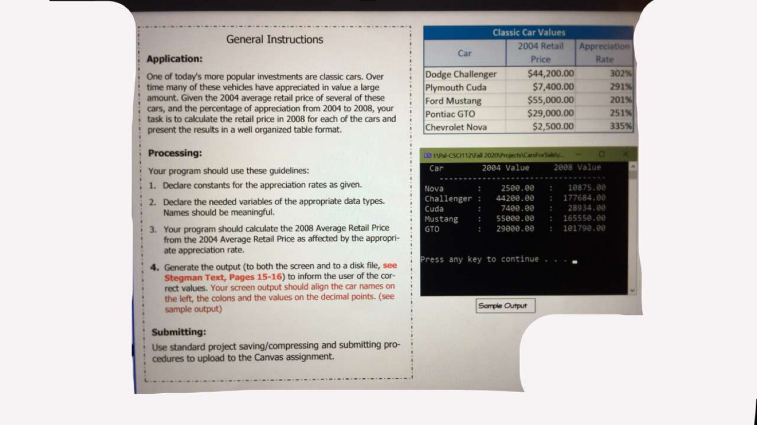 Solved General Instructions Application: One of today's more | Chegg.com