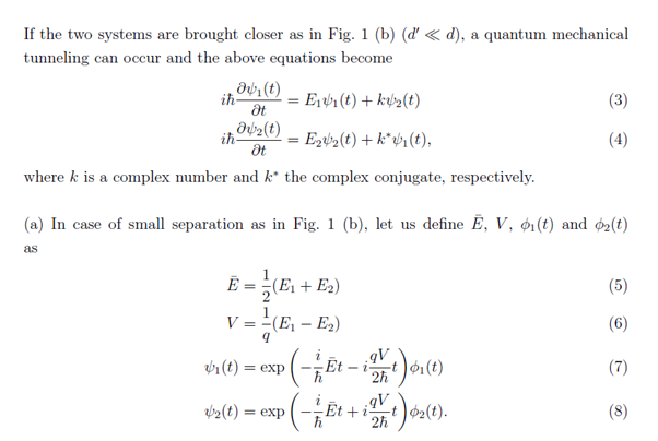 Solved (a) II d U1, E 22, E2 (b) I II d' UI, E 02, E2 Figure | Chegg.com