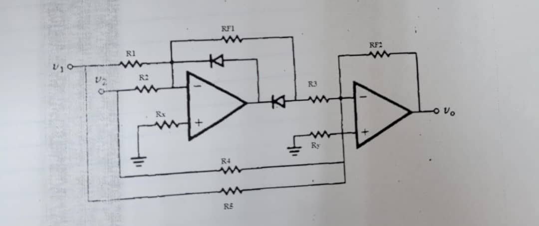 Solved I need the transfer function of this operational | Chegg.com