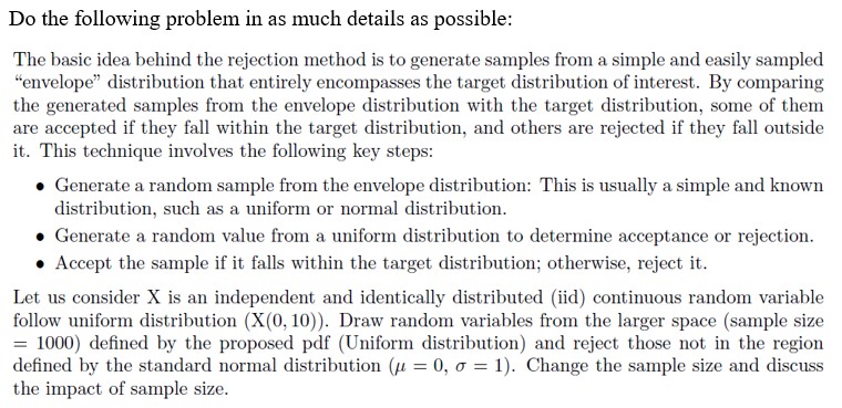Solved Do the following problem in as much details as | Chegg.com