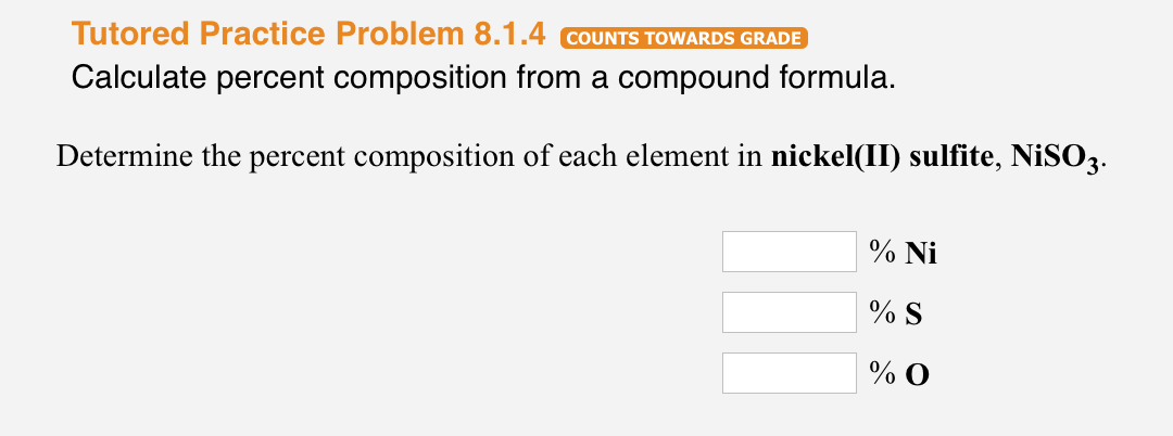 Solved Tutored Practice Problem 8.1.4 COUNTS TOWARDS GRADE | Chegg.com