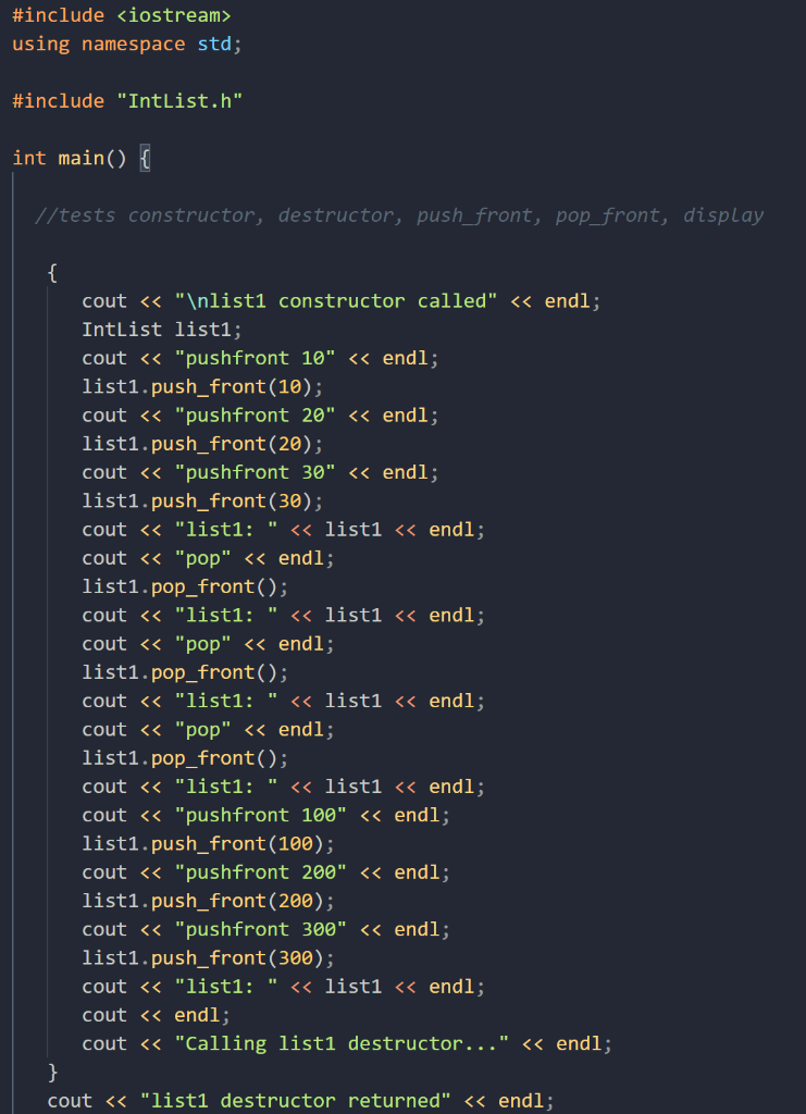 Solved You will begin the implementation of the | Chegg.com