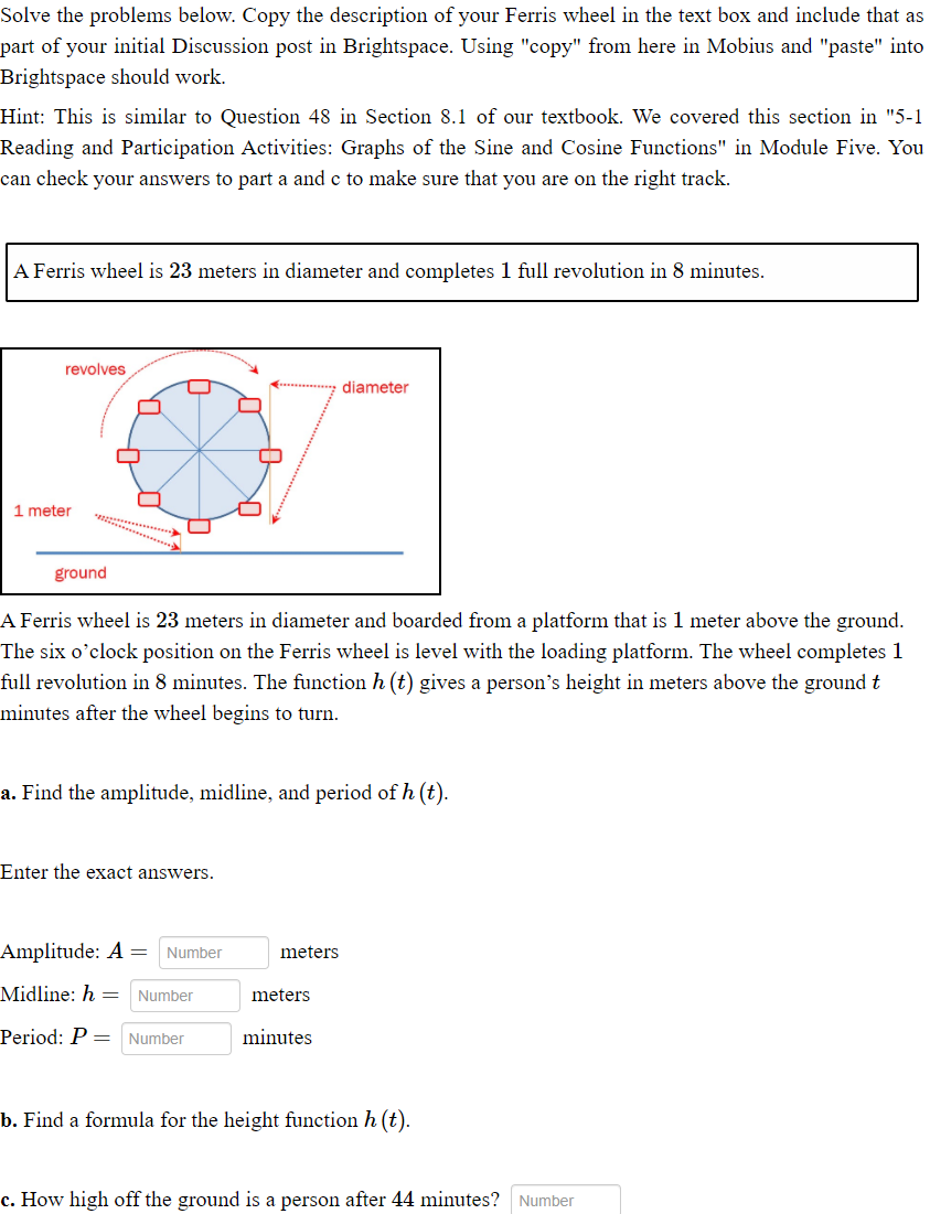 Solved Solve the problems below. Copy the description of | Chegg.com