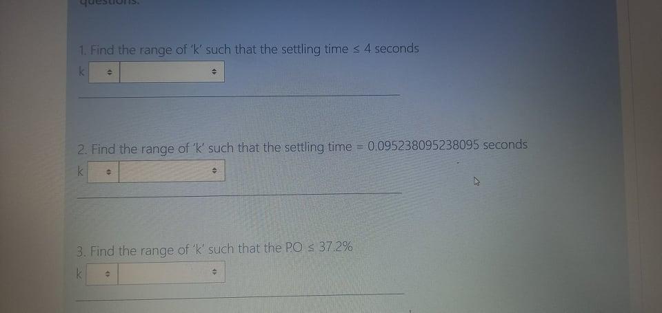 Solved Consider a negative unity feedback control system | Chegg.com