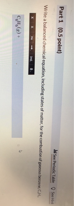 Solved Part 1 (0.5 point) d See Periodic Table See Hint | Chegg.com
