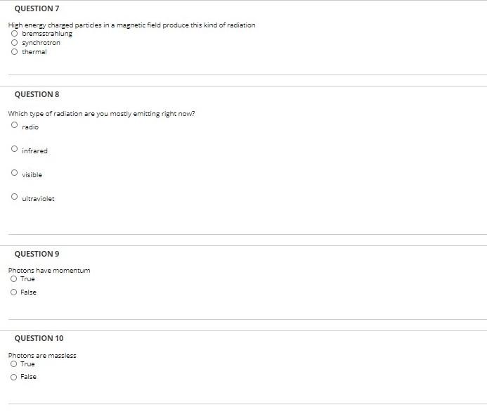 Solved QUESTION 7 High energy charged particles in a | Chegg.com