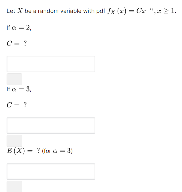 Solved Let X Be A Random Variable With Pdf Fx X Cx¯ª X 