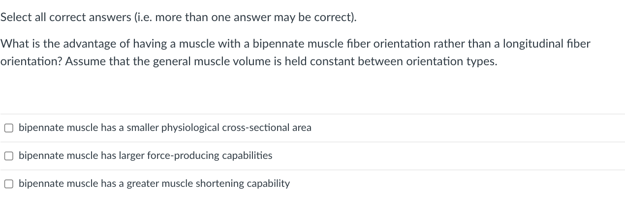 Solved Select all correct answers (i.e. more than one answer | Chegg.com