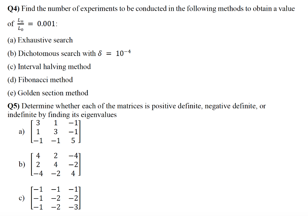 Solved Q1) Answer whether each of the following quadratic | Chegg.com