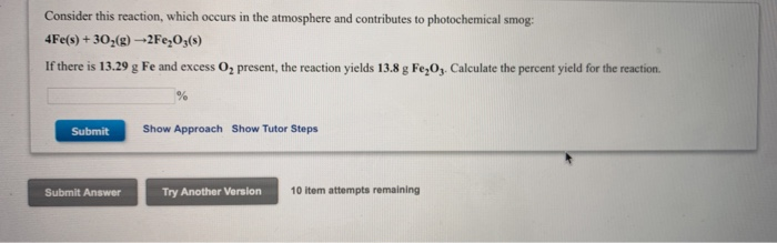Solved Consider this reaction, which occurs in the | Chegg.com