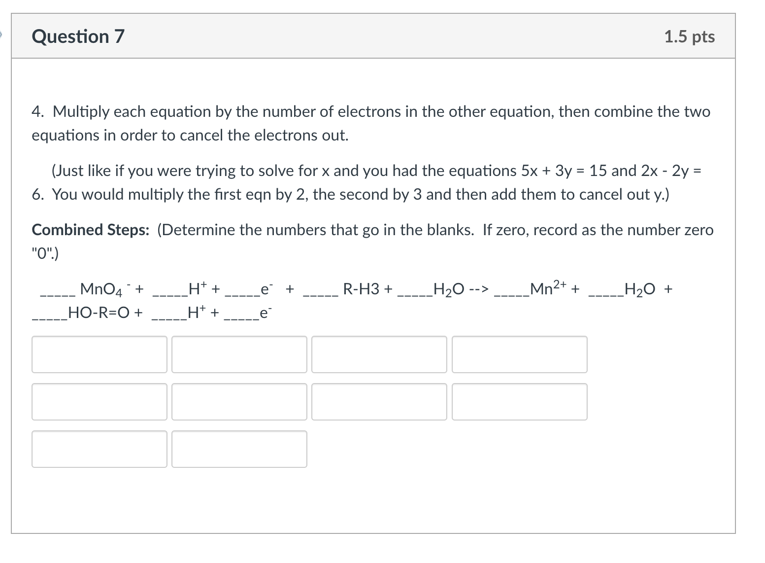 Solved Complete balancing the equation for the oxidation of | Chegg.com