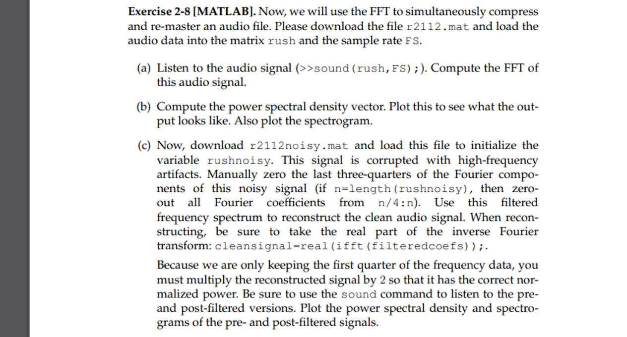 Solved I need MATLAB code for the below please. ﻿Now, we | Chegg.com