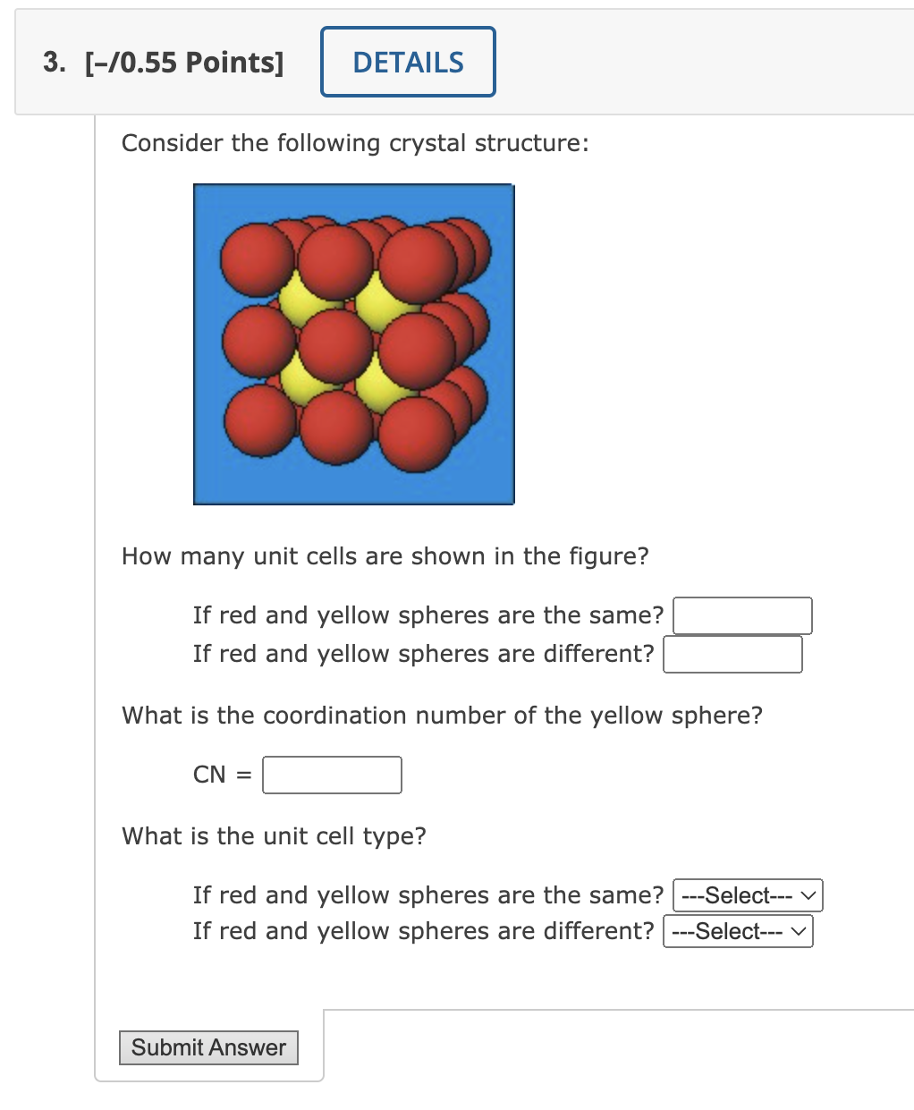 Solved Consider the following crystal structure: t' £t How | Chegg.com