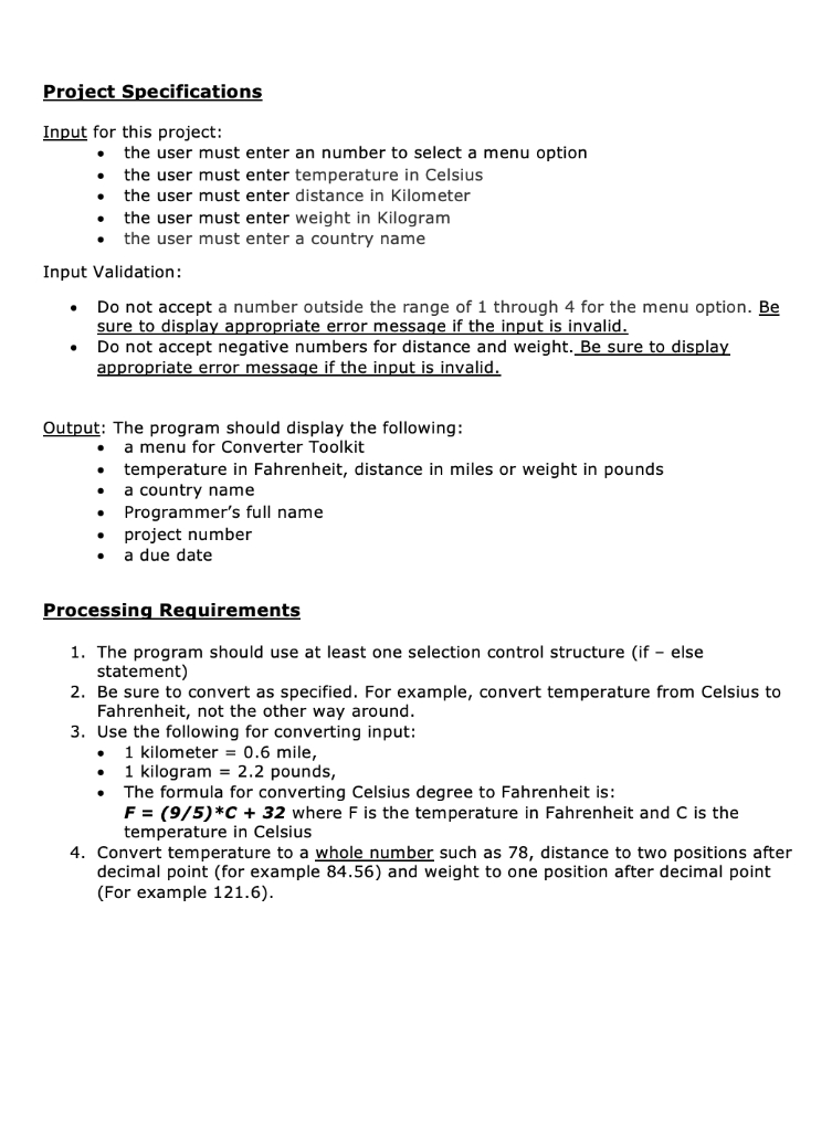 Solved CMSC 140 Programming Project 2 Chapter Covered: . | Chegg.com
