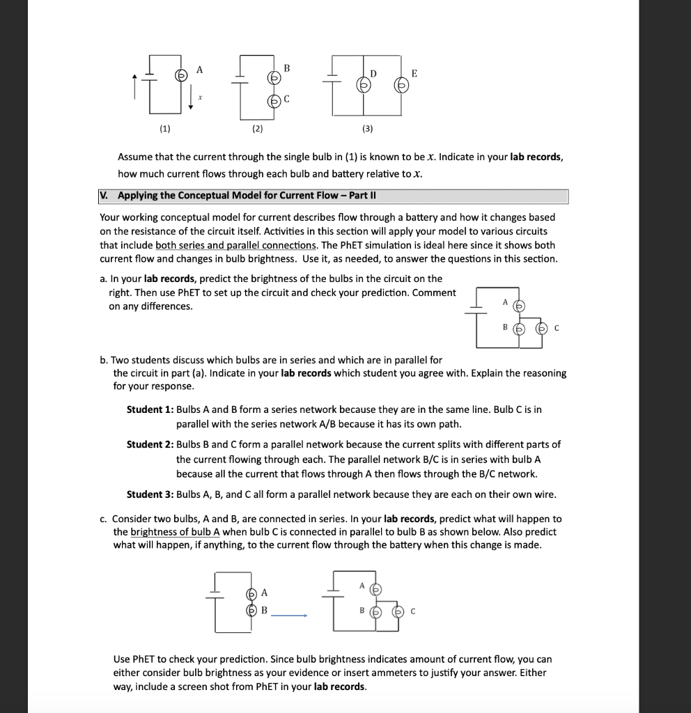 Solved III. Creating a conceptual model for the flow of | Chegg.com Solved III. Creating a conceptual model for the flow of | Chegg.com
