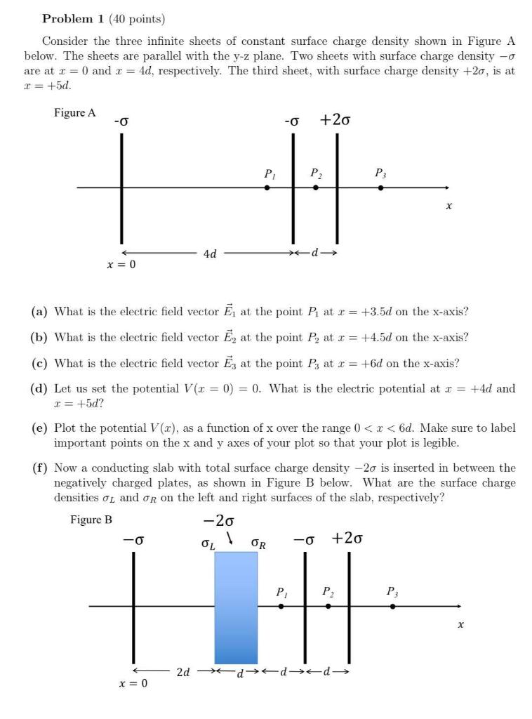 Solved Problem 1 (40 points) Consider the three infinite | Chegg.com