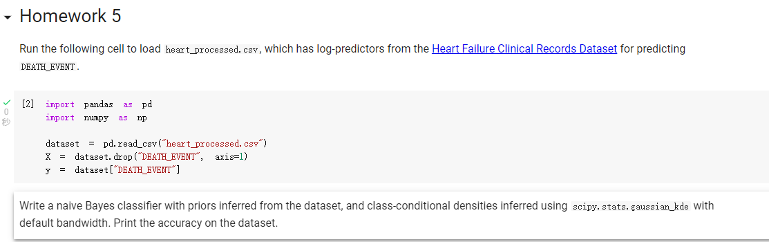 Homework 5 Run the following cell to load | Chegg.com