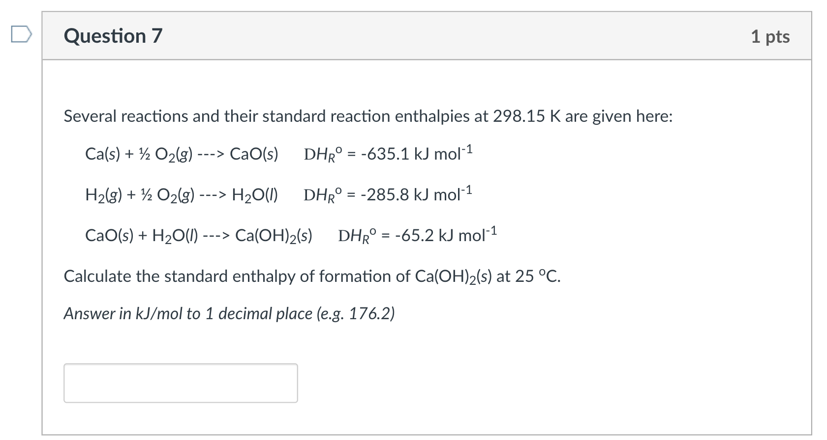 Solved Several reactions and their standard reaction | Chegg.com