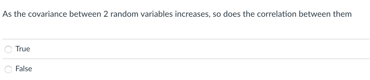 Solved As the covariance between 2 random variables | Chegg.com