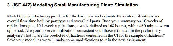 Small Manufacturing Plant with Three Machining | Chegg.com