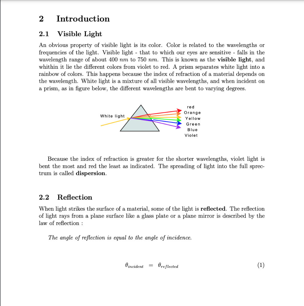 Solved: Physics For Engineers PHYS 1422 Light, Reflection ... | Chegg.com