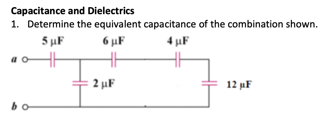 Solved Capacitance And Dielectrics 1 Determine The