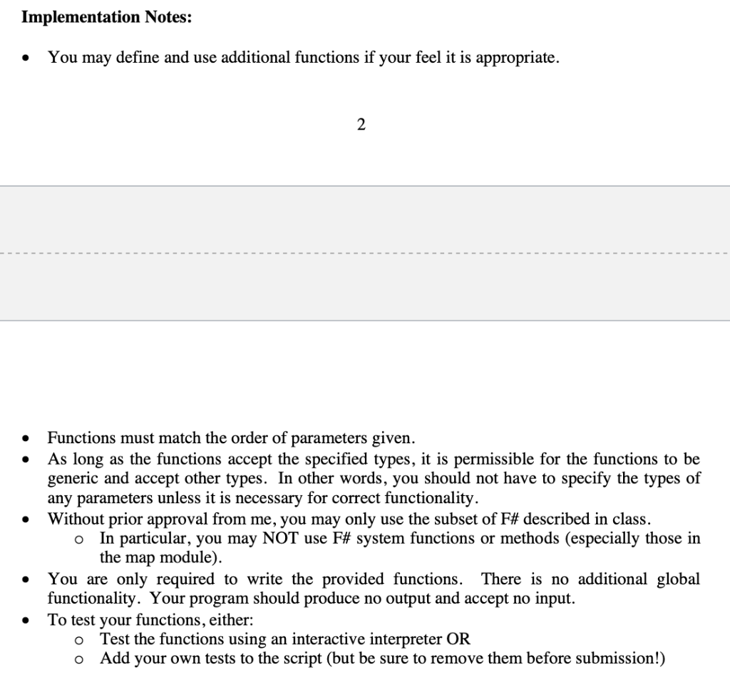 Solved This assignment consists of three F# exercises. The | Chegg.com