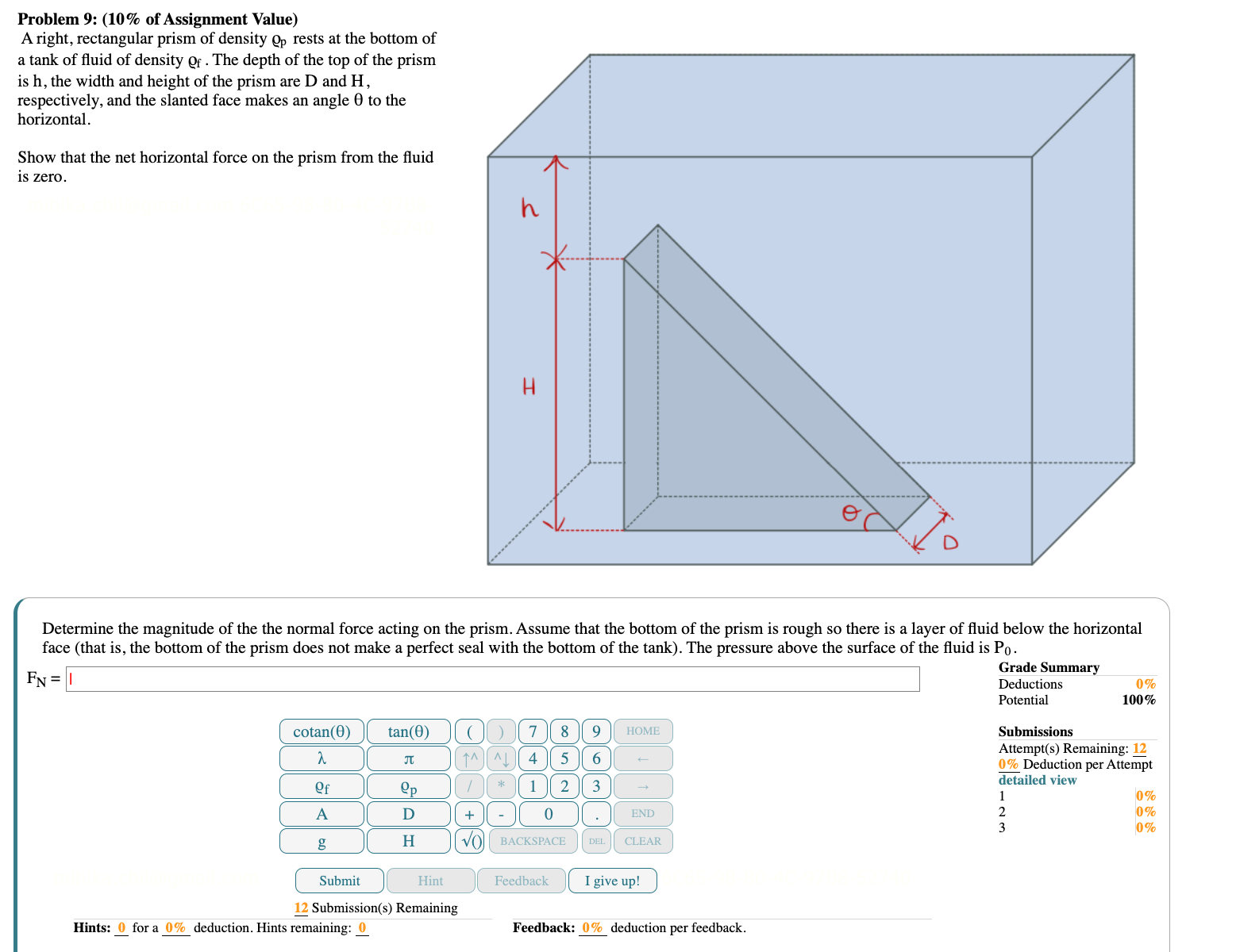 Solved 10% of ﻿Assignment Valueϱp ﻿rests at ﻿the bottom of | Chegg.com