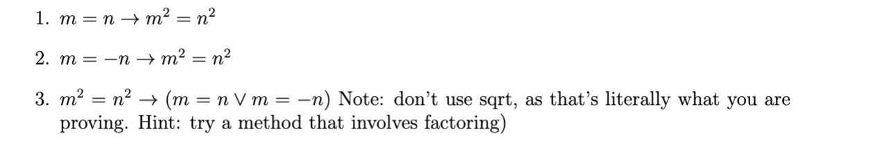 Solved PROVE THE FOLLOWING USING DIRECT PROOFS (PROVIDE | Chegg.com