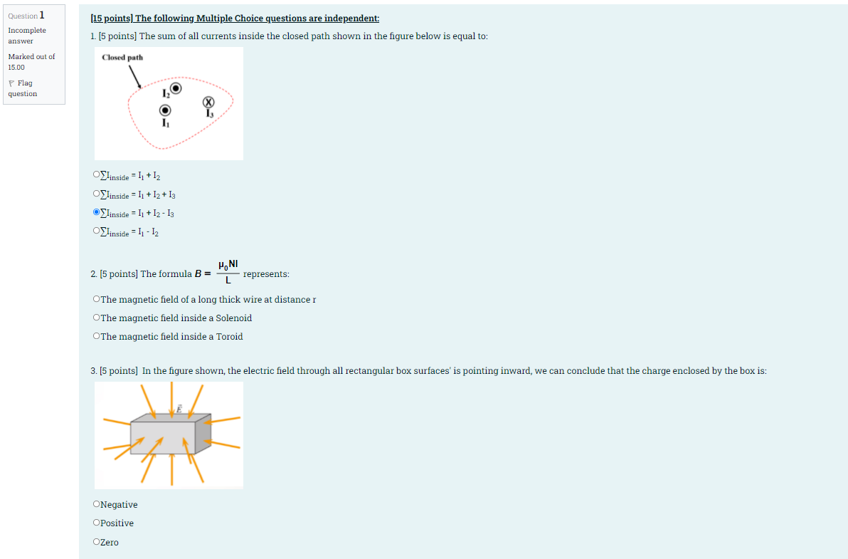 Solved Question 1 Incomplete answer (15 points) The | Chegg.com